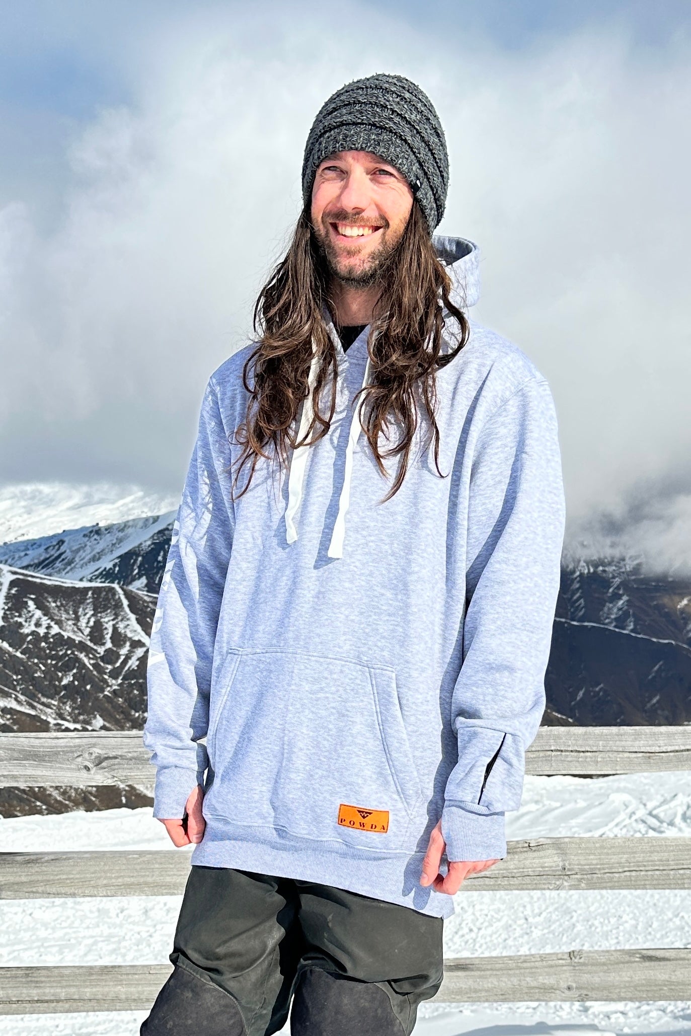 POWDA Ride Hoodie - Grey